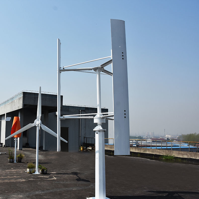 5000W 6KW Pembangkit Tenaga Angin Vertikal Generator Turbin Angin Sumbu ...
